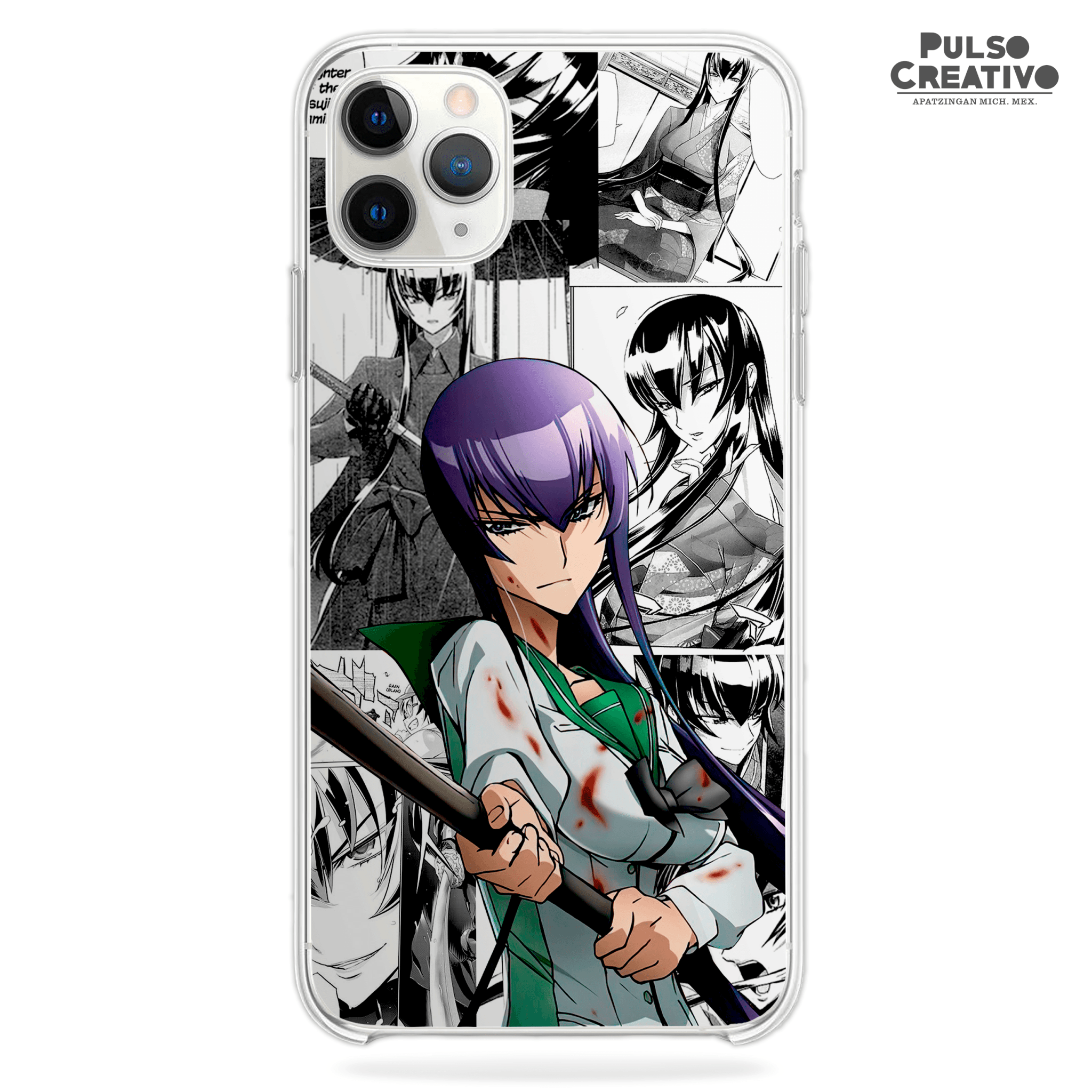 Funda Saeko Busujima (High School of the Dead) – Kiracases by Pulso ...